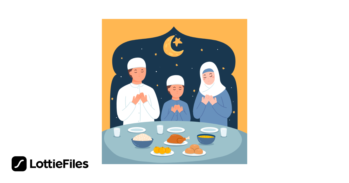 Free Iftar in ramadan Animation by Boltbite | LottieFiles