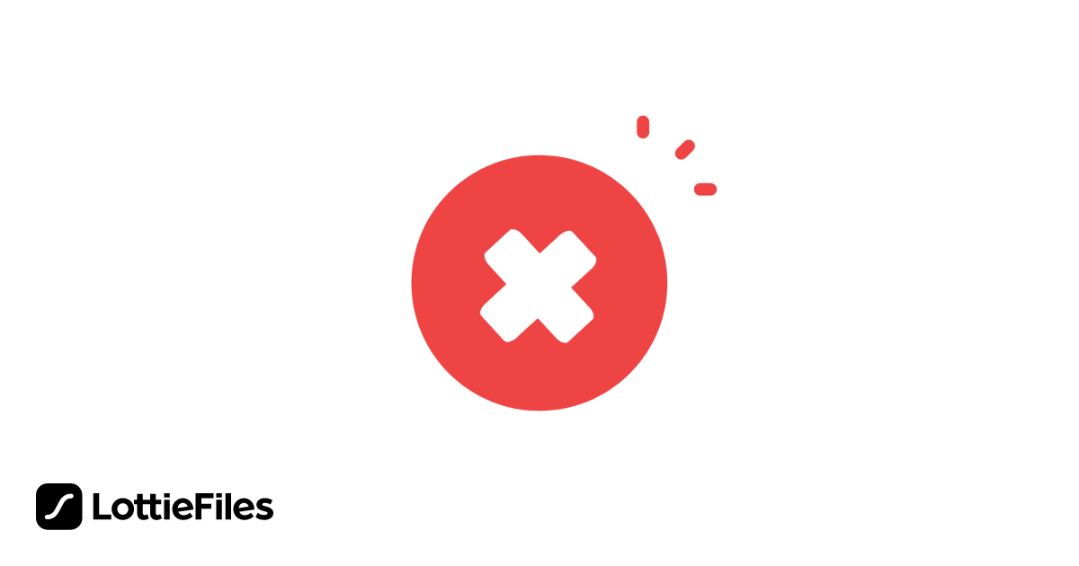 Free wrong file Animation by Jainulabudeen M | LottieFiles