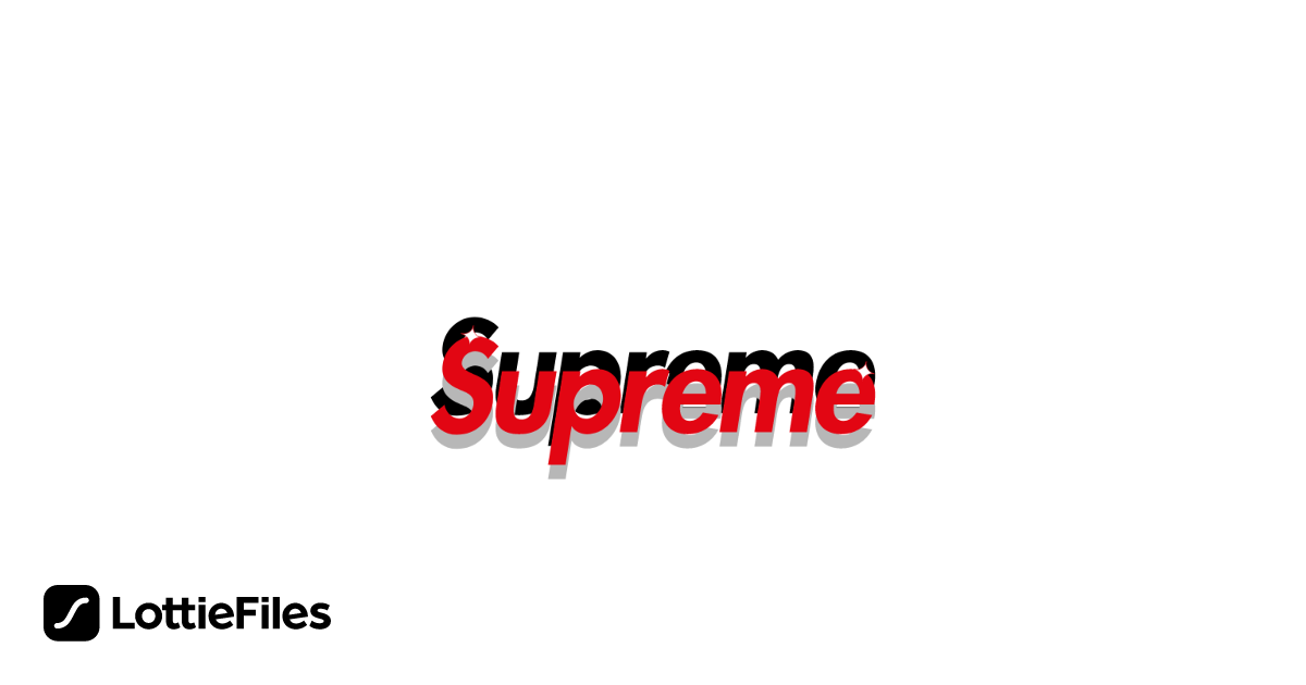 Free Supreme Animation by Furnari | LottieFiles