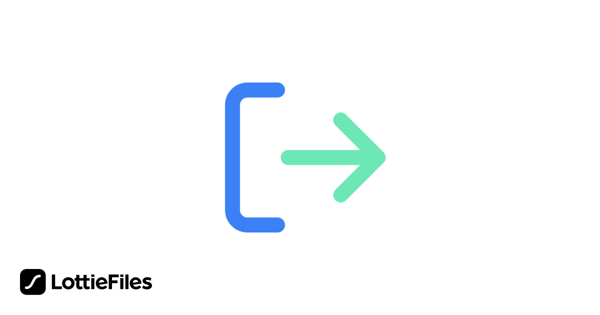 Free LOGOUT Animation by MrT1TAN | LottieFiles