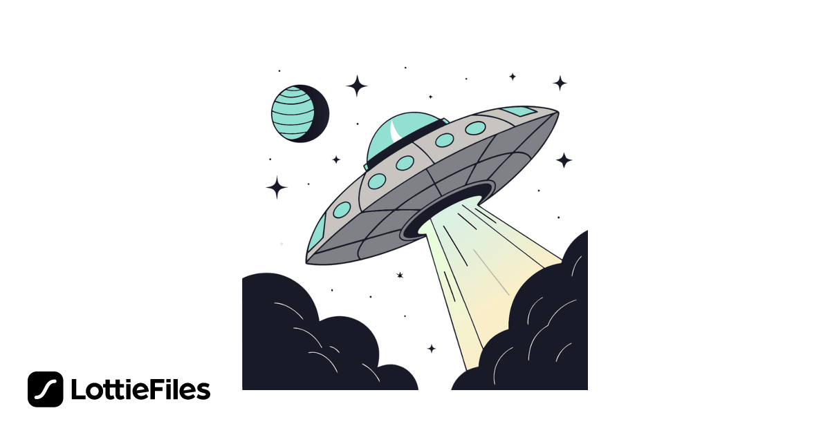 Free Spaceship beam Animation by april | LottieFiles