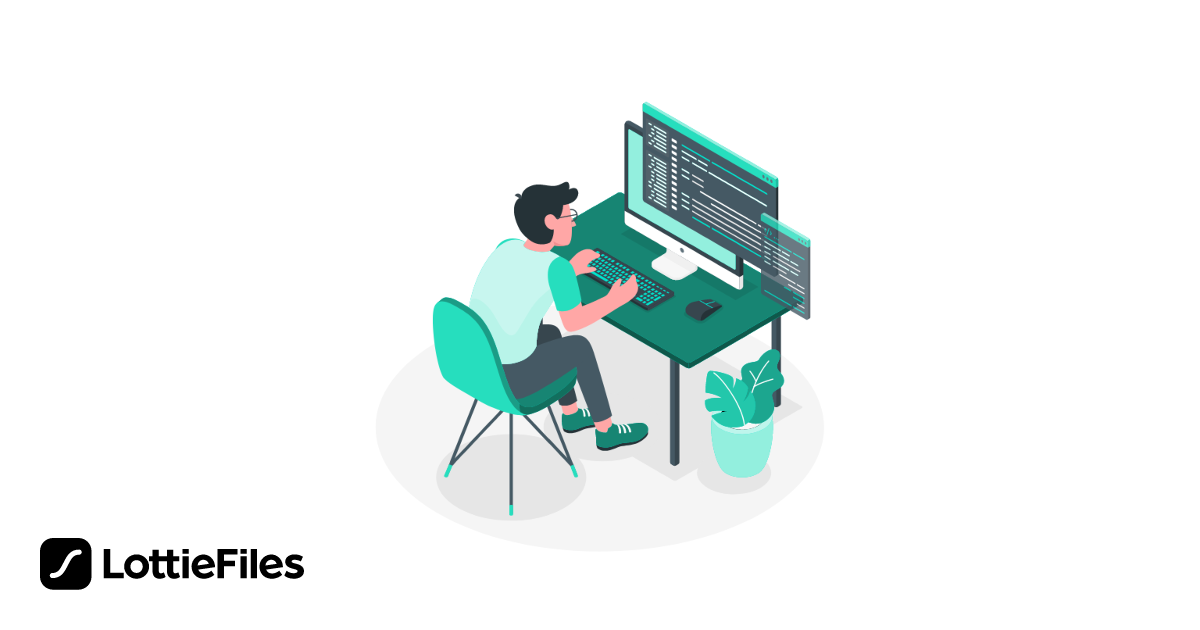 Free coding animation Animation by Uzair | LottieFiles