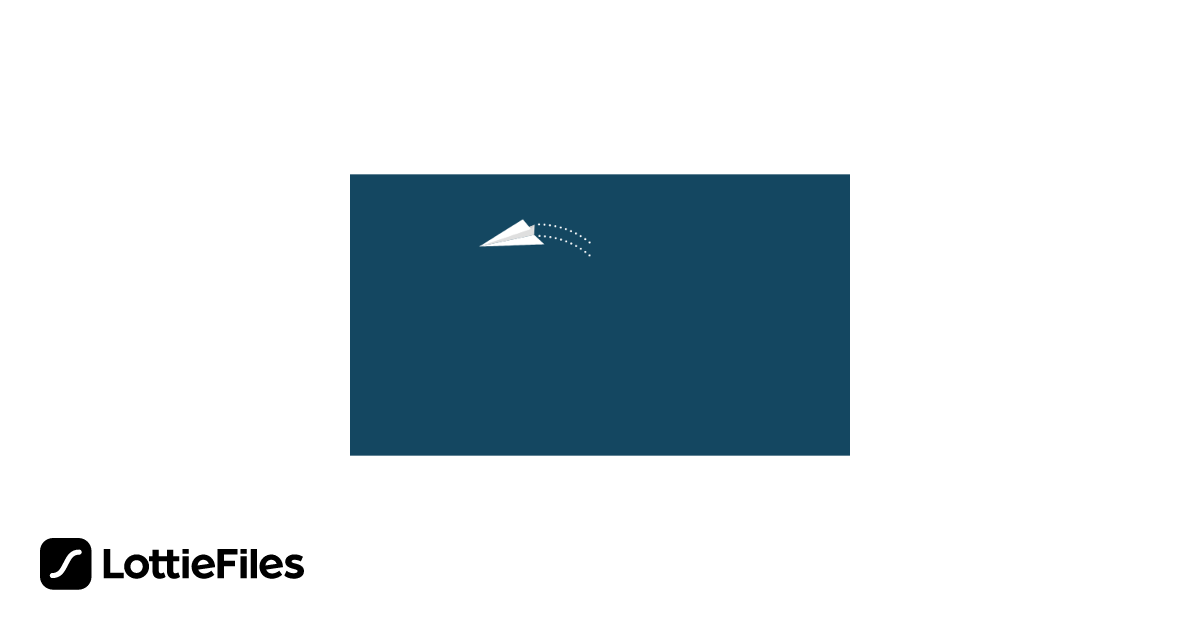 Free Paper Plane Animation by Tạ Quang Thái | LottieFiles