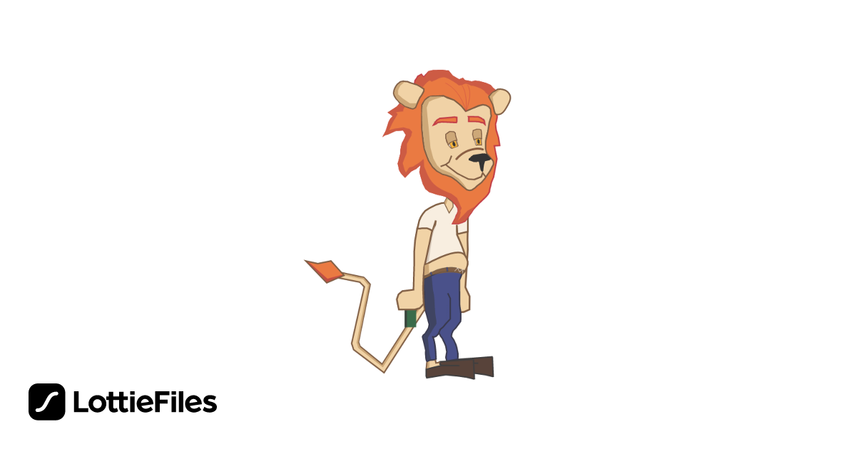 Free lion Animation by Foma Gordeev | LottieFiles