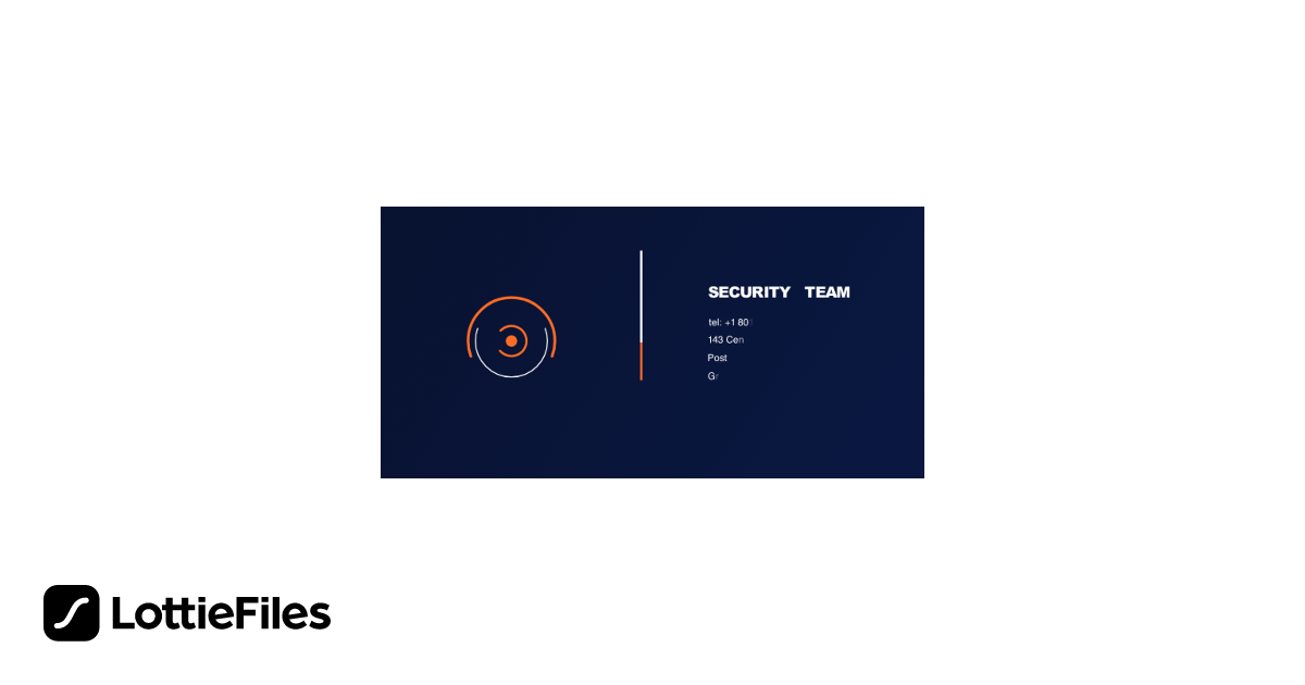 Free Business card Animation by Denis DV | LottieFiles