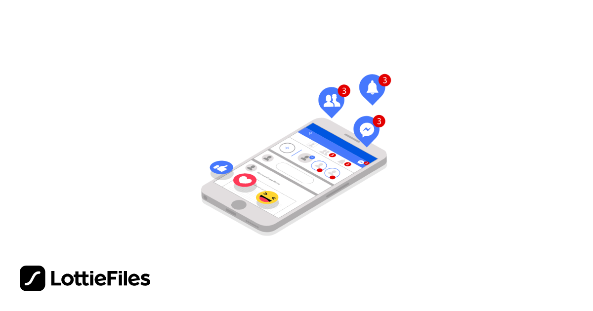 Free Facebook Social Media Illustration Animation by PK | LottieFiles