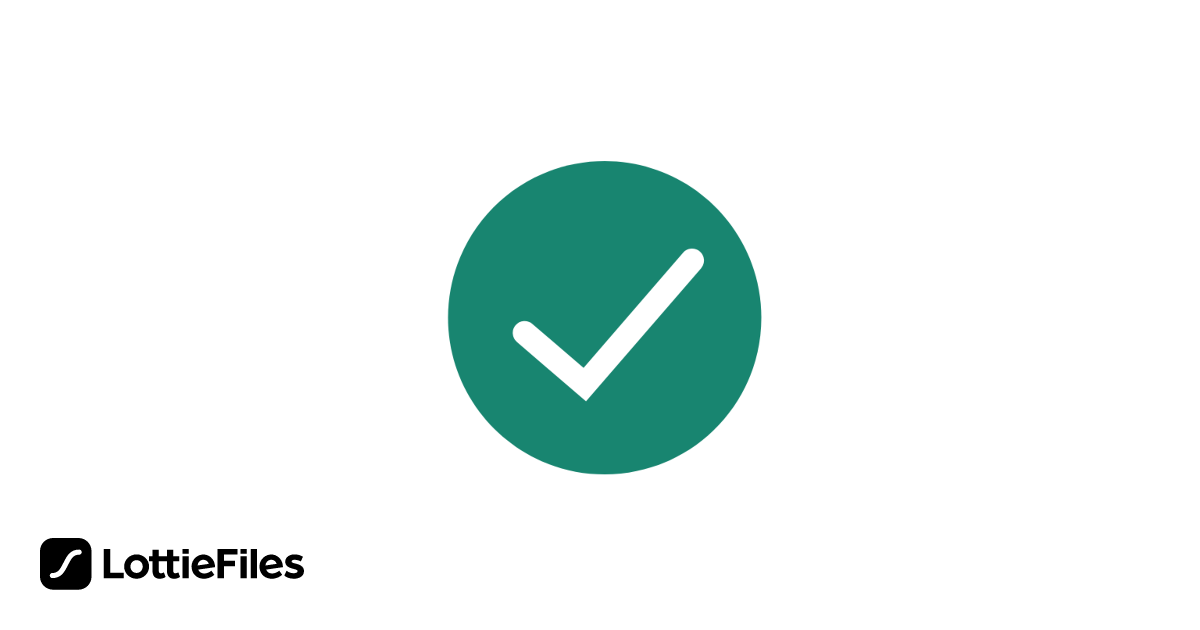 Free Tick Animation by CamyDelattre | LottieFiles