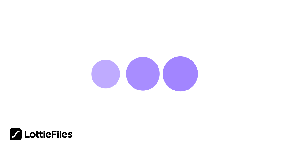 Free Loading dots or texting dots. Animation by Artis Lejins | LottieFiles