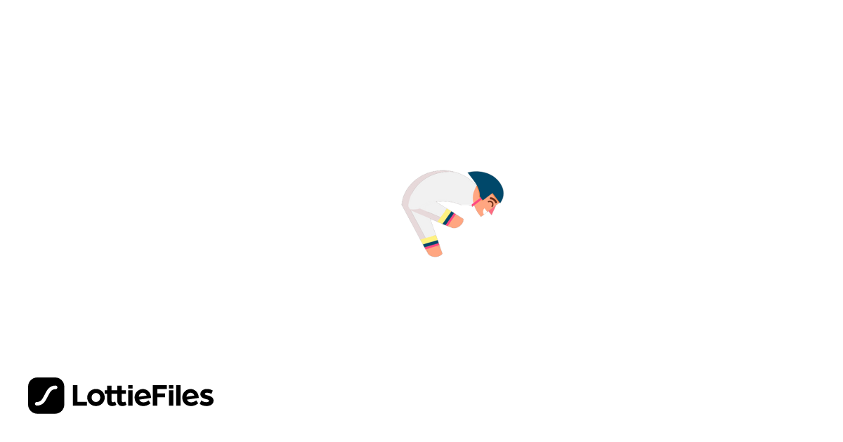 Free triathlon cycle Animation by Андрей | LottieFiles