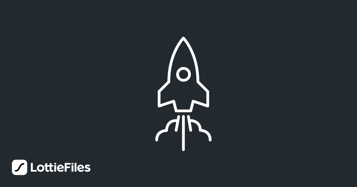 Free Rocket Animation Line icon Animation by Sangram Bandsode | LottieFiles
