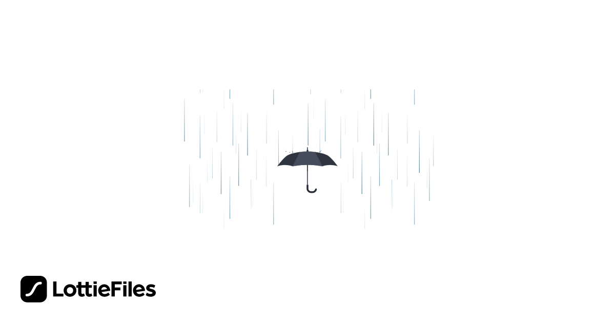 Free rain animation with umbrella Animation by Insan Budi Maulana ...