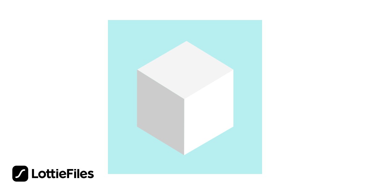 Free 3D cube Animation by Tiko Torosyan | LottieFiles