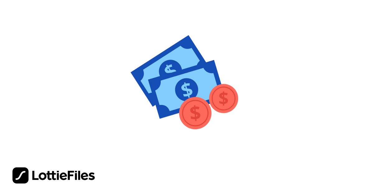 Free Banknotes And Coins Animation by Friday | LottieFiles