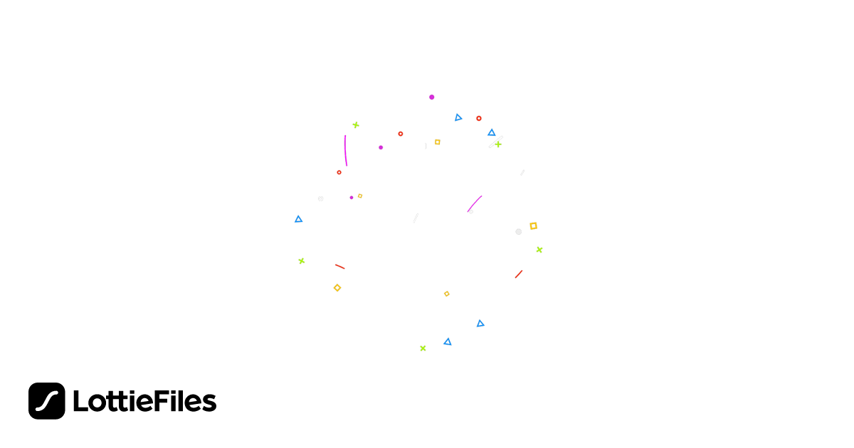 Free Confetti Reaction GIF Animation by Bijoy | LottieFiles