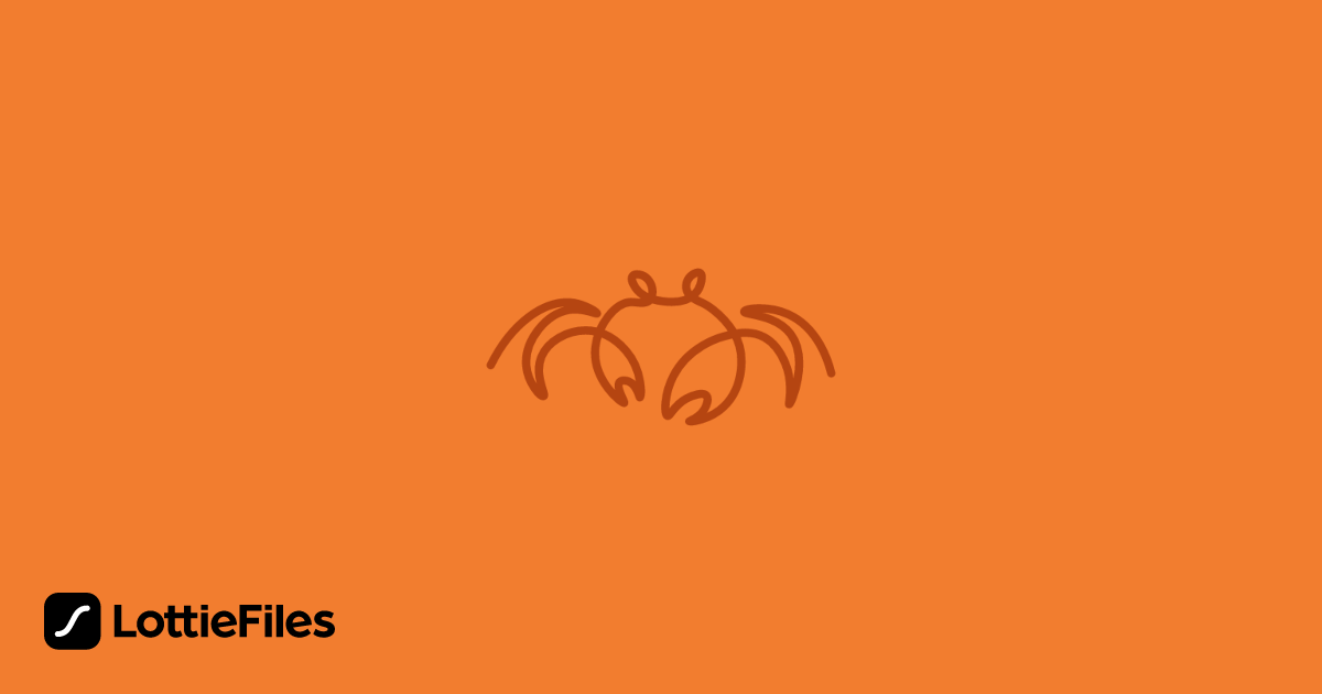 Free Crab Animation by Tom | LottieFiles