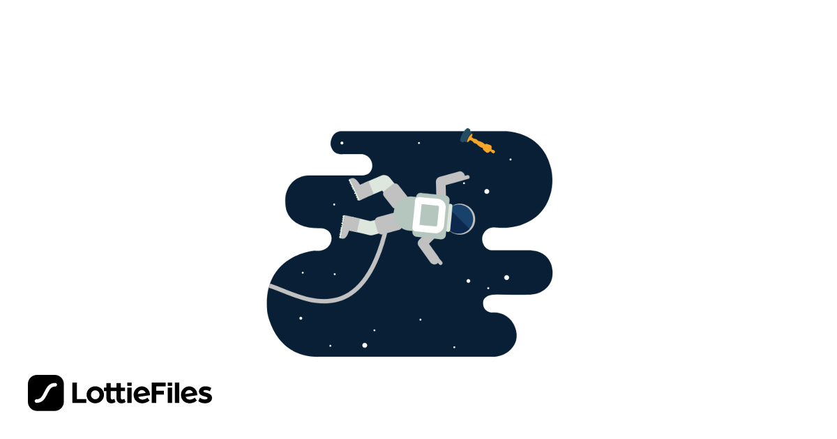Free Astronaut In space Animation by Bashir | LottieFiles
