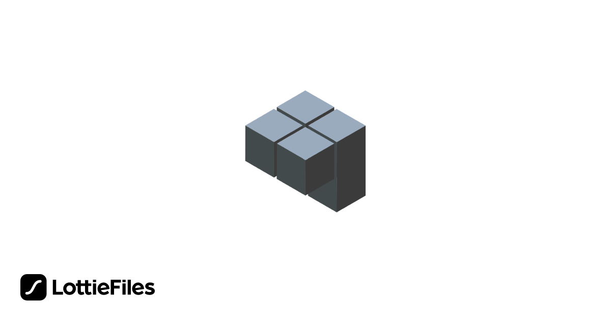 Free isometric cube Animation by john black | LottieFiles