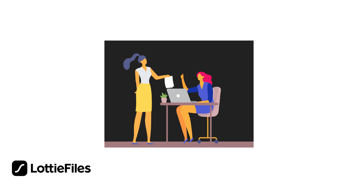 Free Corporate Women Animation by Kunbi | LottieFiles