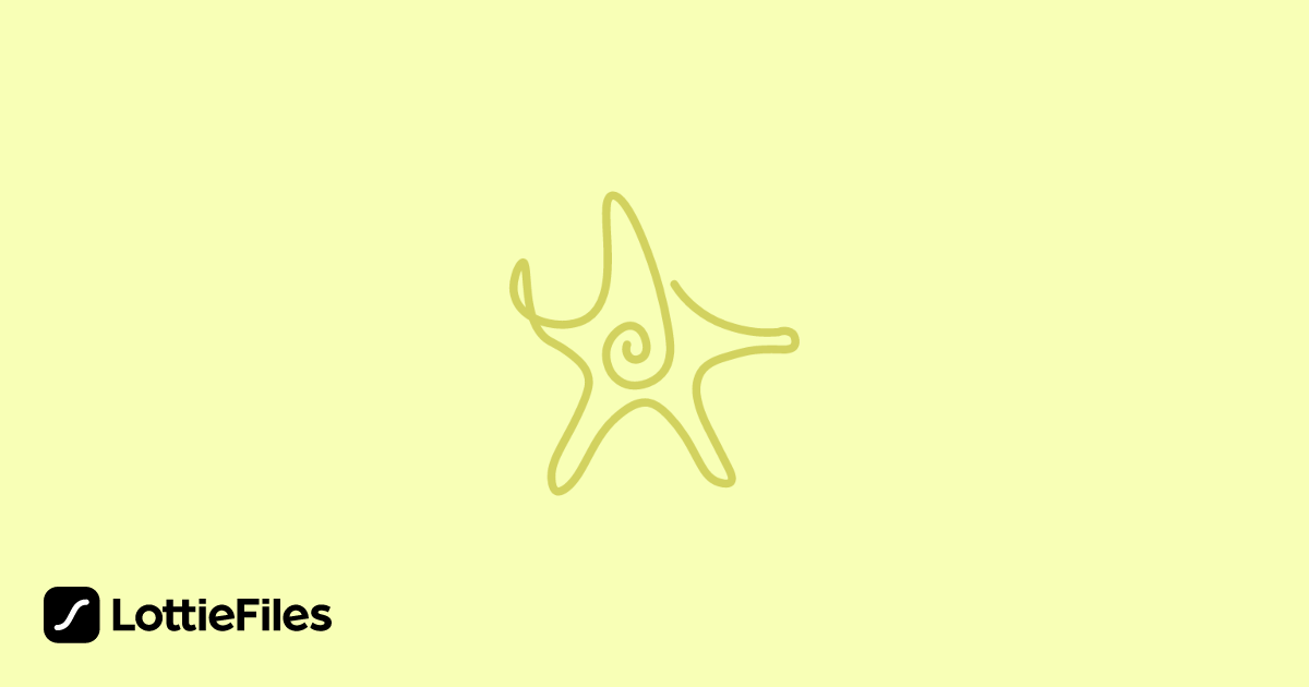 Free Starfish Animation by Tom | LottieFiles