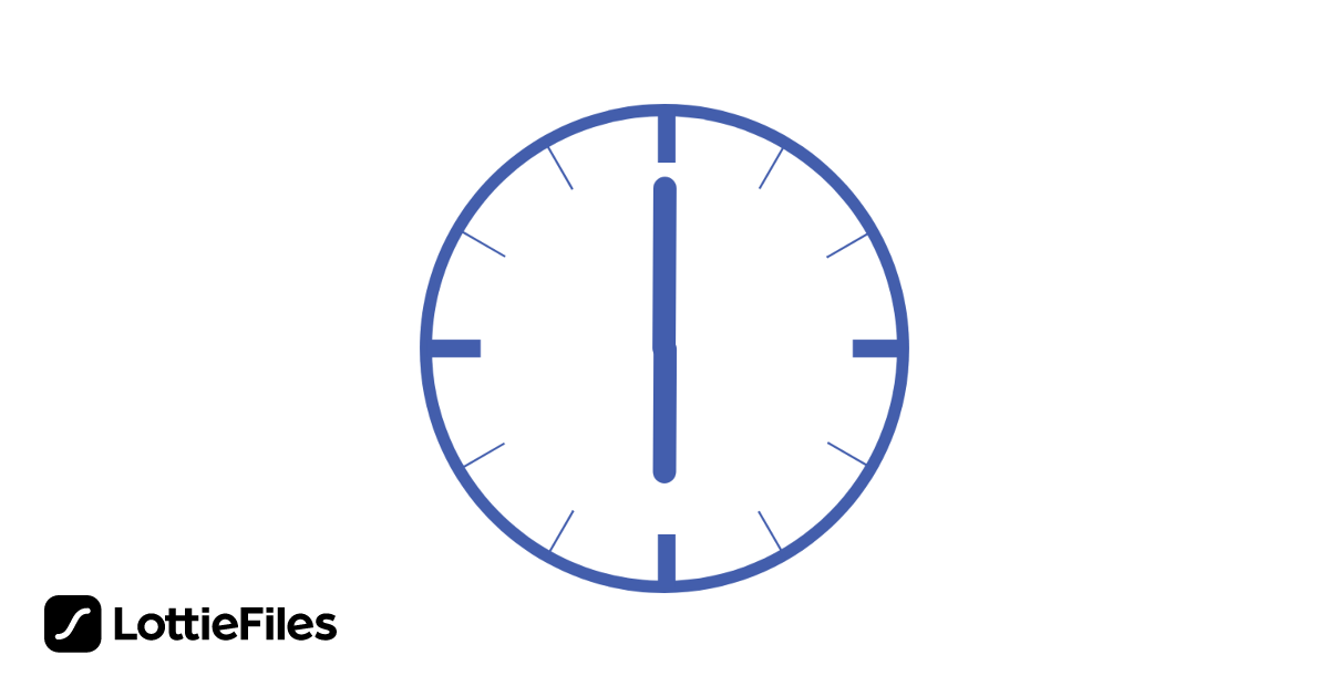 Free Clock 05 Animation by SejaUP.online | LottieFiles