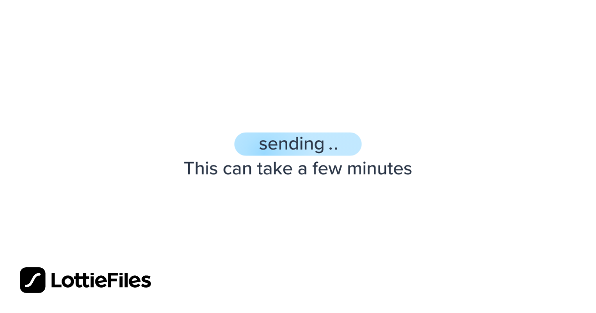 Free Sending Loading Indicator Animation by David Tanner | LottieFiles