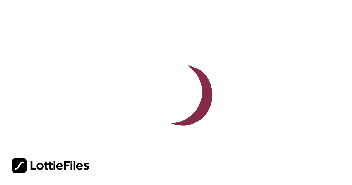 Free Moon Loader Animation by roshan ali | LottieFiles