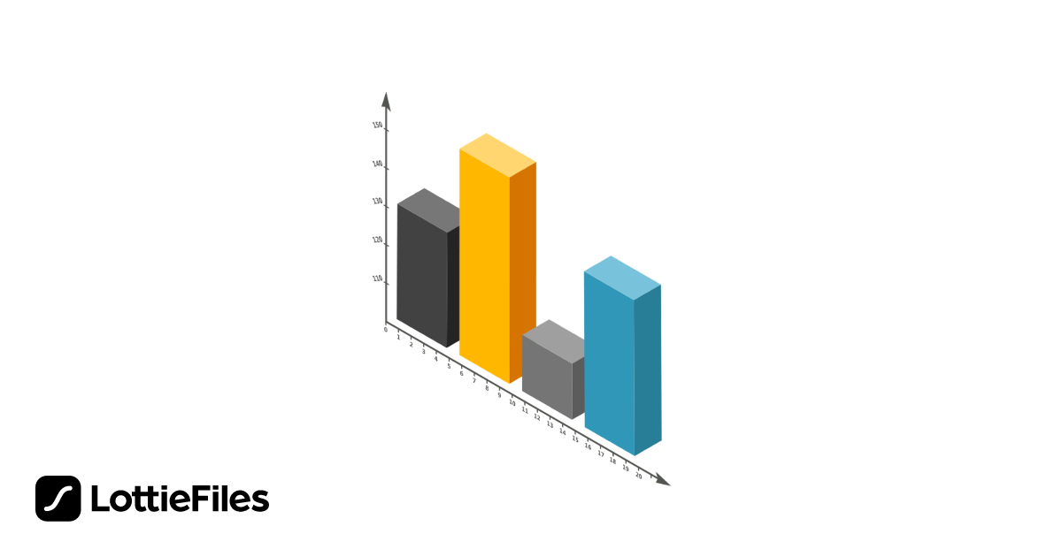 Free Abstract isometric chart Animation by Alexander Rozhkov | LottieFiles