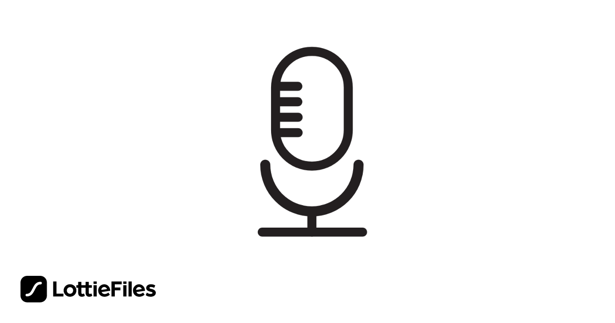 Free Microphone (Active) Animation by john ope | LottieFiles