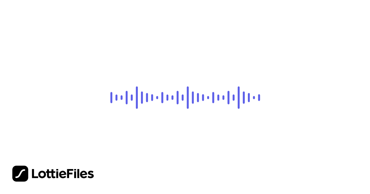 Free Voice Visualization Animation by 郭采瑀 | LottieFiles