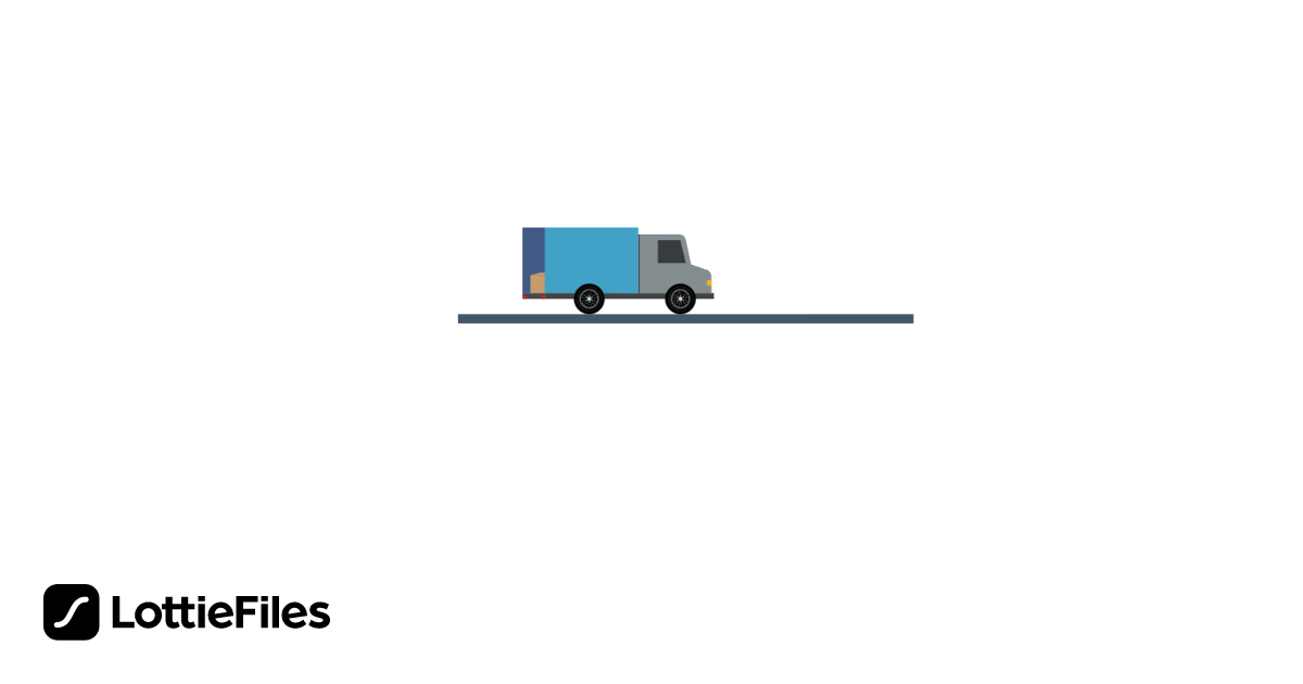 Free Transport truck animation Animation by SM | LottieFiles