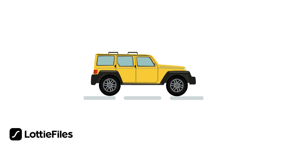 Free Jeep Animation Animation by SM | LottieFiles