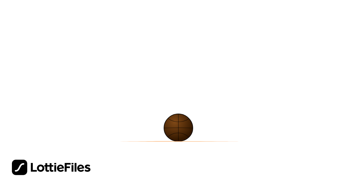 Free Bouncing basketball Loading Animation by Mehran | LottieFiles