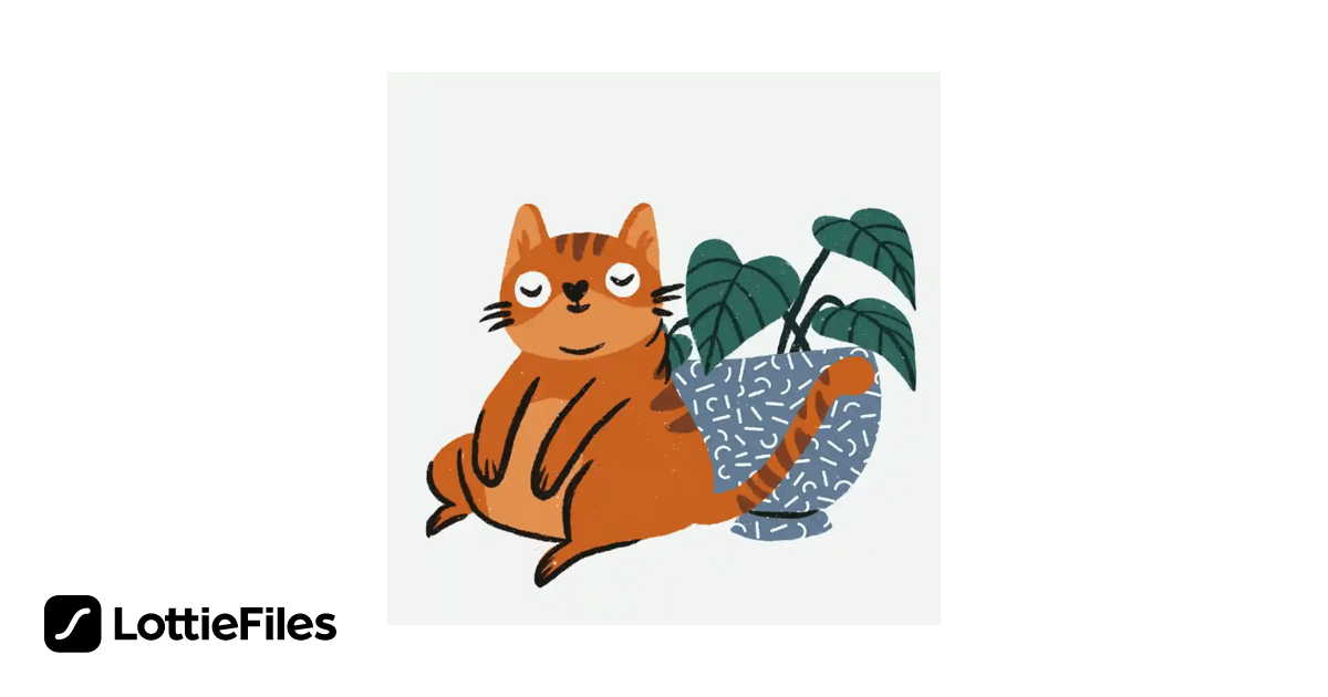 Free Cat_beside Animation by Carolina | LottieFiles