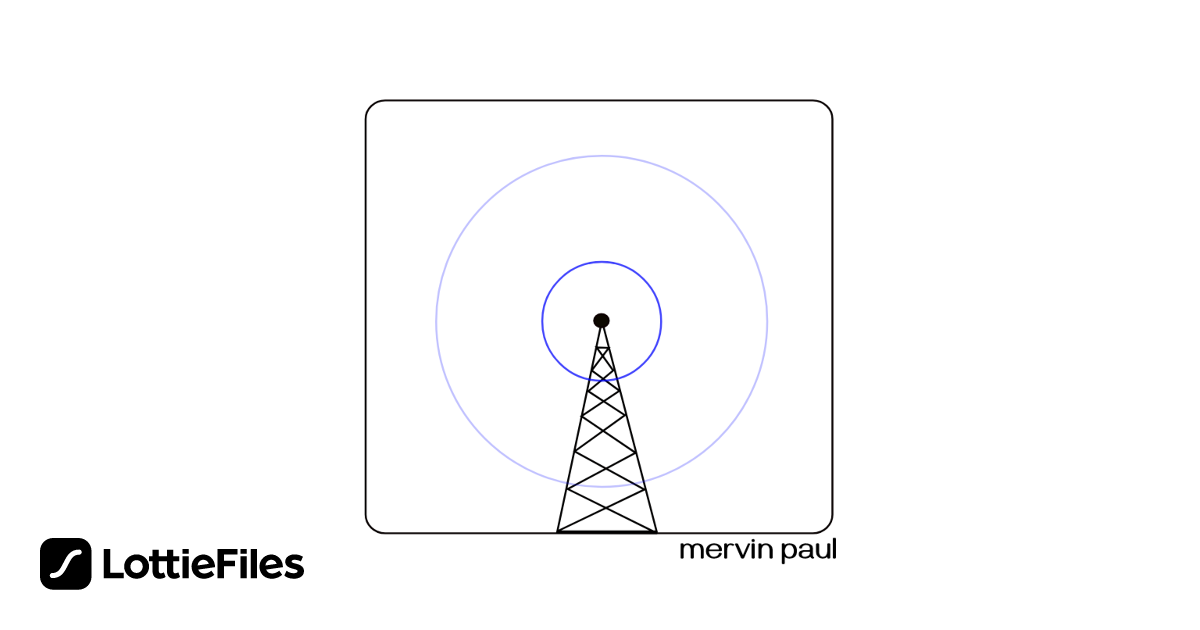 Free mobile tower Animation by Mervin Paul | LottieFiles