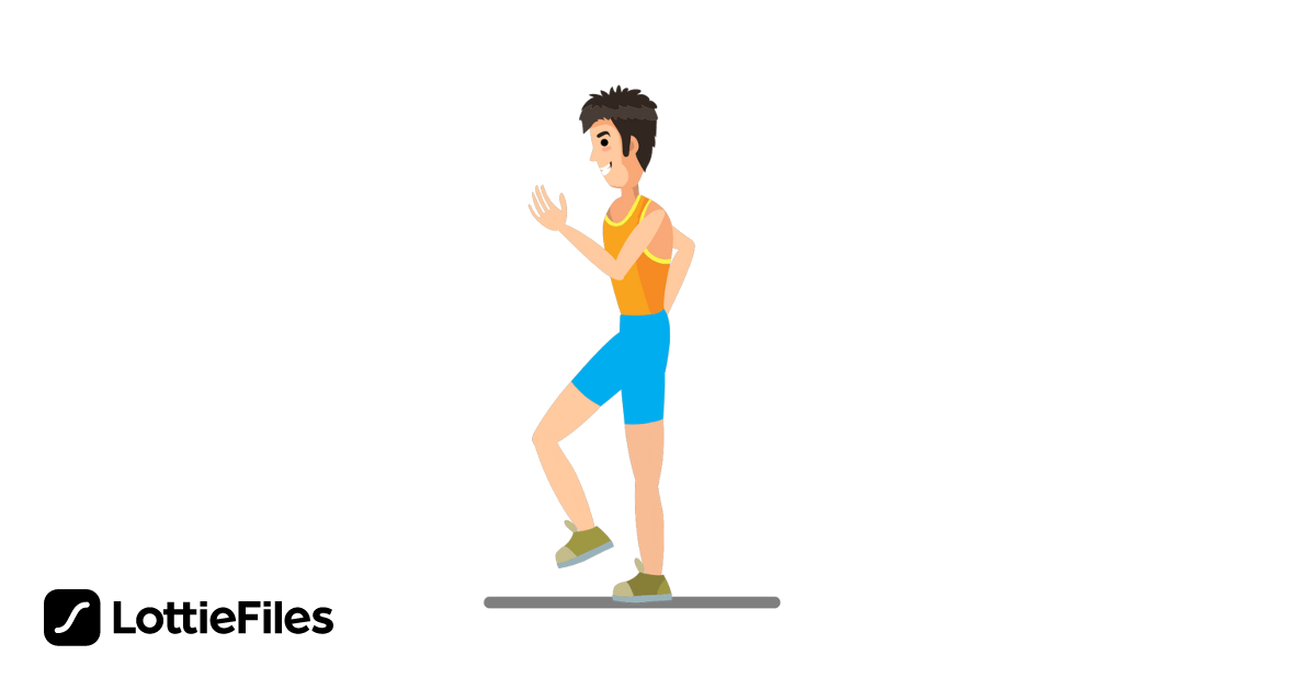 Free High Knees Workout Animation by Bashir | LottieFiles