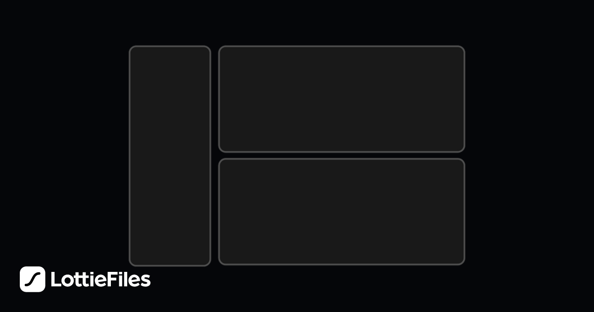 Free Flexible Grid Layout Animation by Jakob | LottieFiles