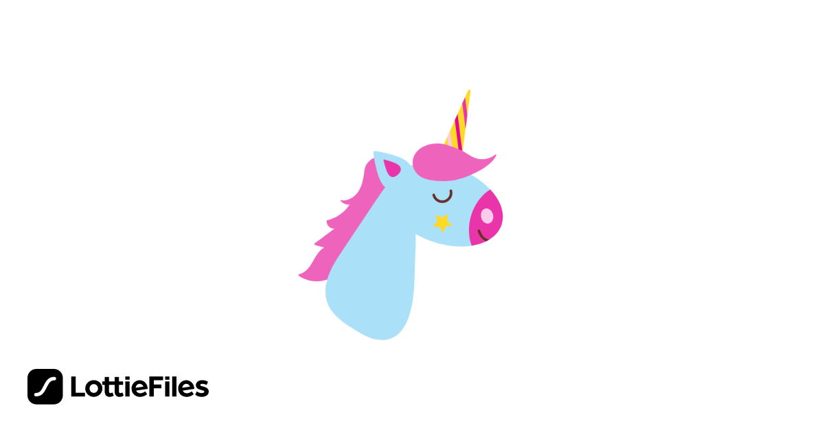 Free Unicorn loading Animation by Filip Antoniev | LottieFiles
