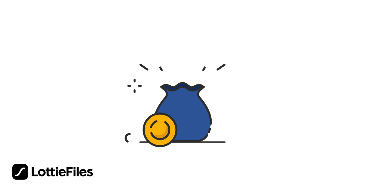 Free Money Bag Animation by Bashir | LottieFiles