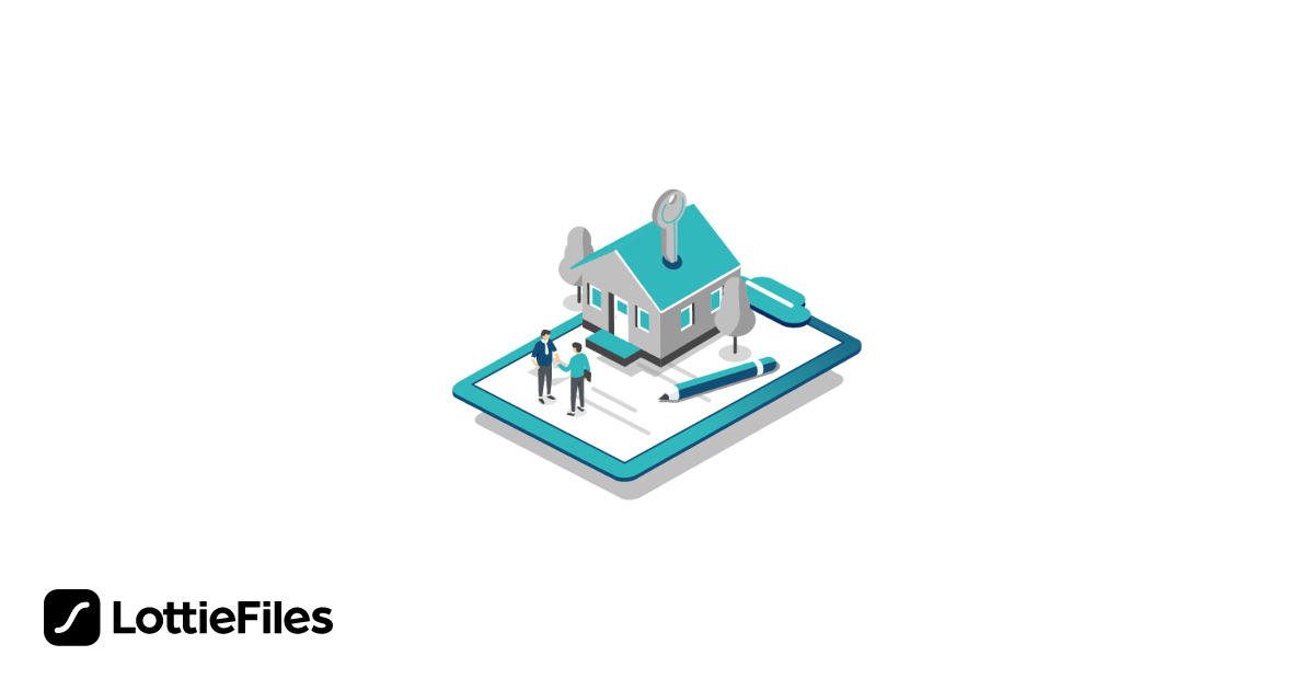 Free Blue house Animation by Alexis Pannetier | LottieFiles