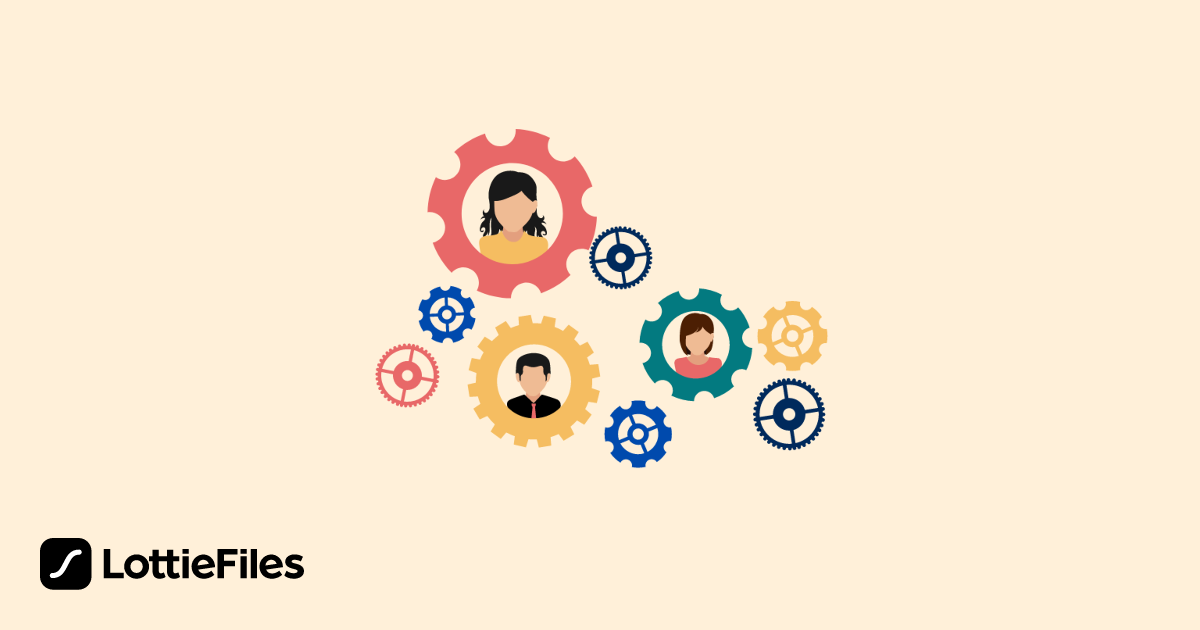 Free teamwork Animation by DCE | LottieFiles