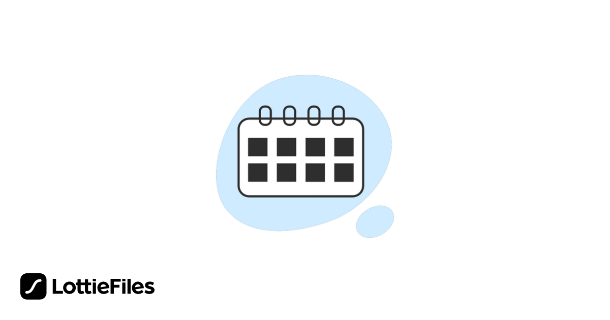 Free Calendar Animation by Faisal | LottieFiles