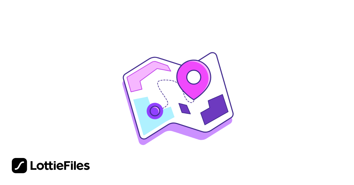 Free Location forked Animation by Kamile | LottieFiles