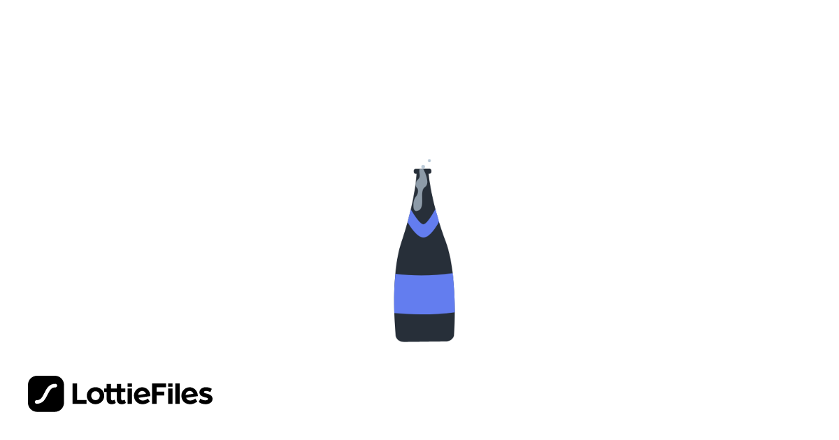 Free champagne animation Animation by Lior | LottieFiles