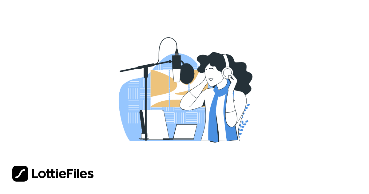 Free Mic Speaking Animation by Highway20Productions | LottieFiles