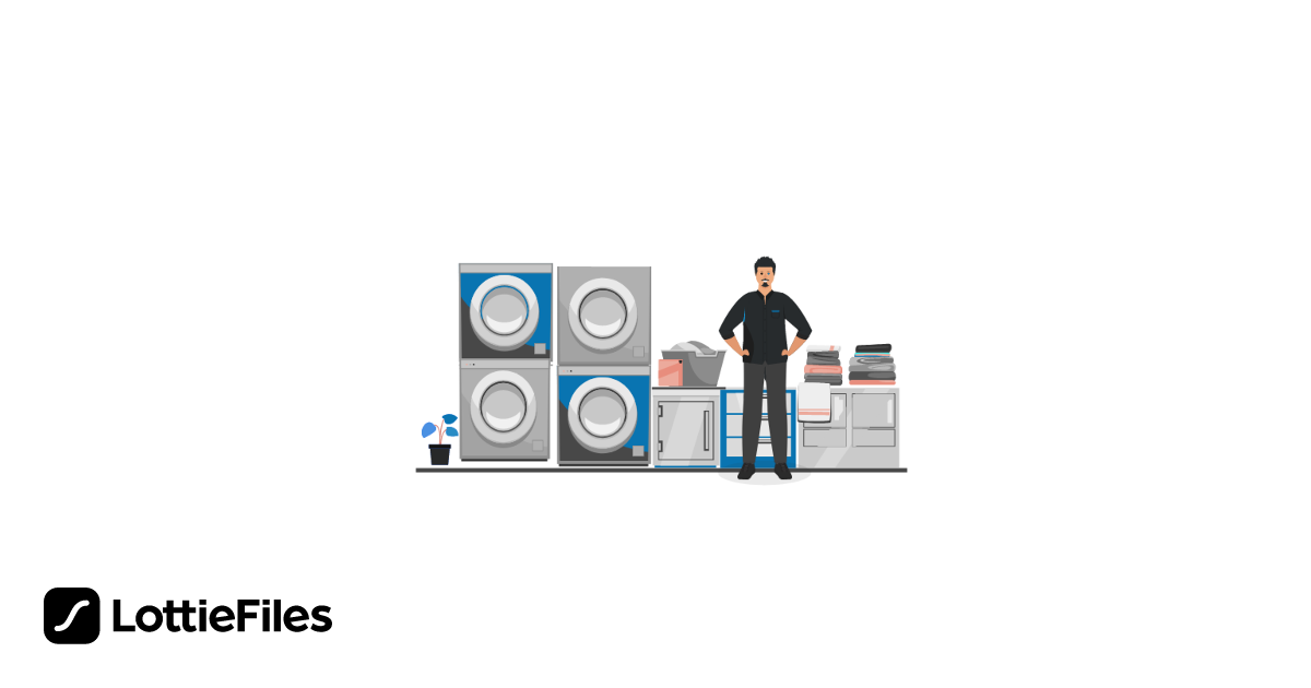 Free laundry Animation by Tempo Mail | LottieFiles