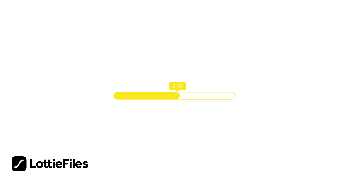 Free Yellow progress bar Animation by LeaderCoachOne | LottieFiles