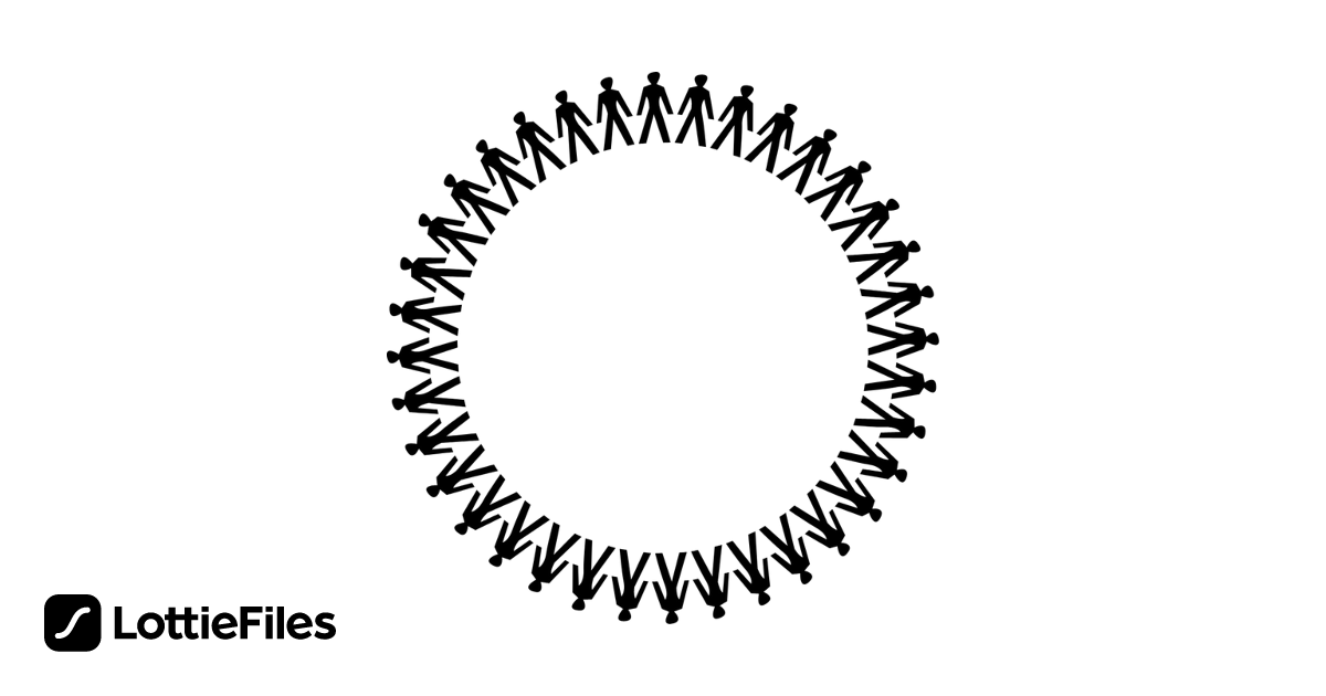 Free Circling Human Animation by Rei | LottieFiles