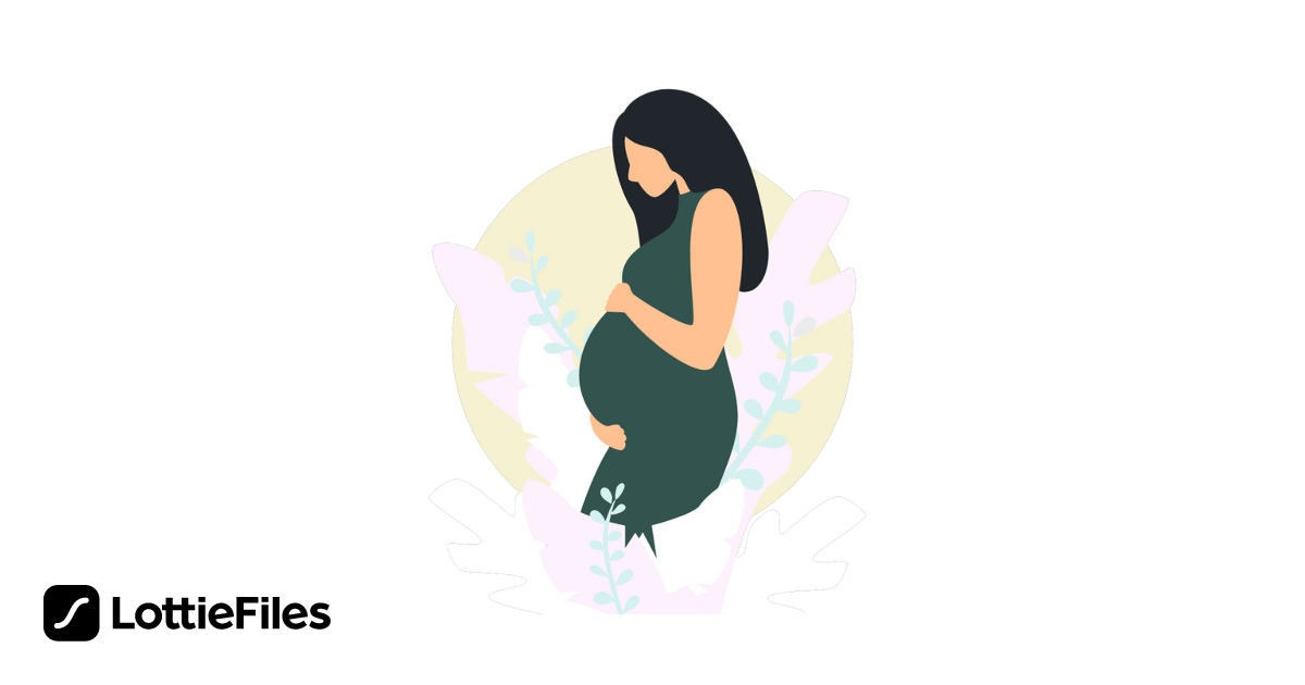 Free Pregnant woman Animation by Adisat | LottieFiles