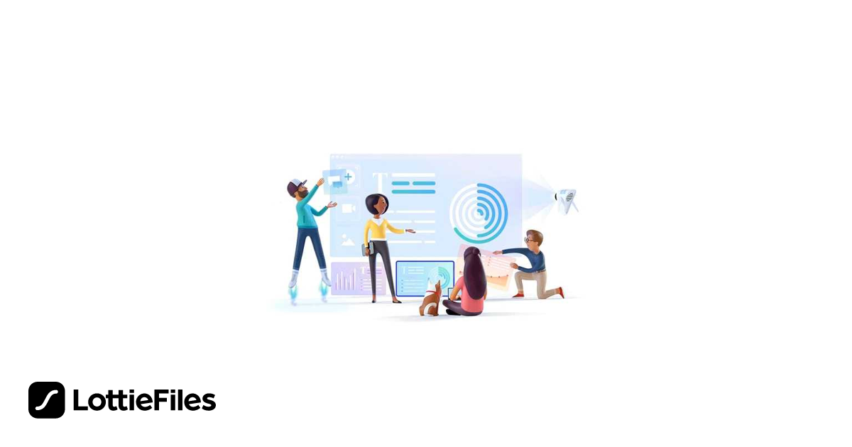 Free 3D Website Launch Animation by Irfan | LottieFiles