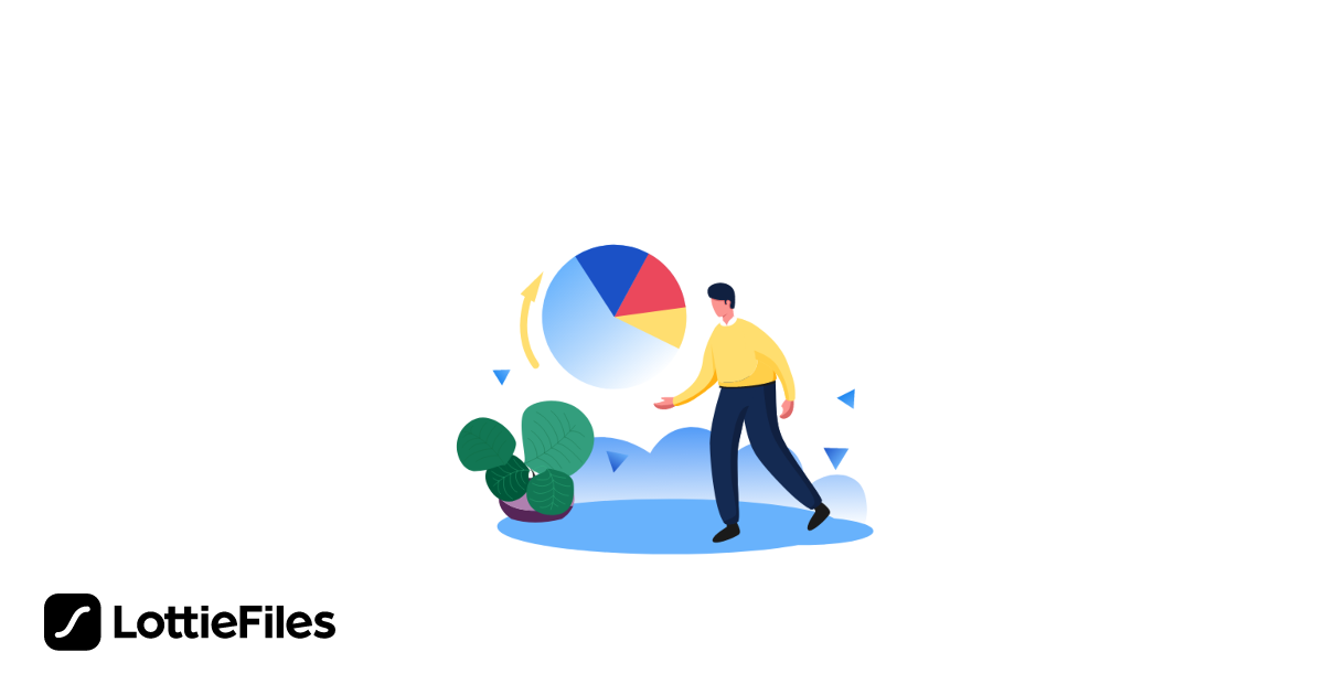 Free Rotate a chart Animation by Md. Imam Hossain | LottieFiles